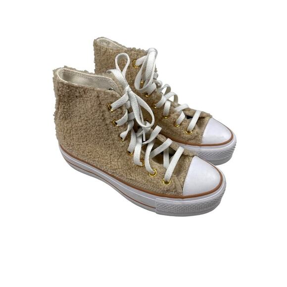 Converse | Shoes | Chuck Taylor Converse Womens Cozy Club Teddy Bear ...